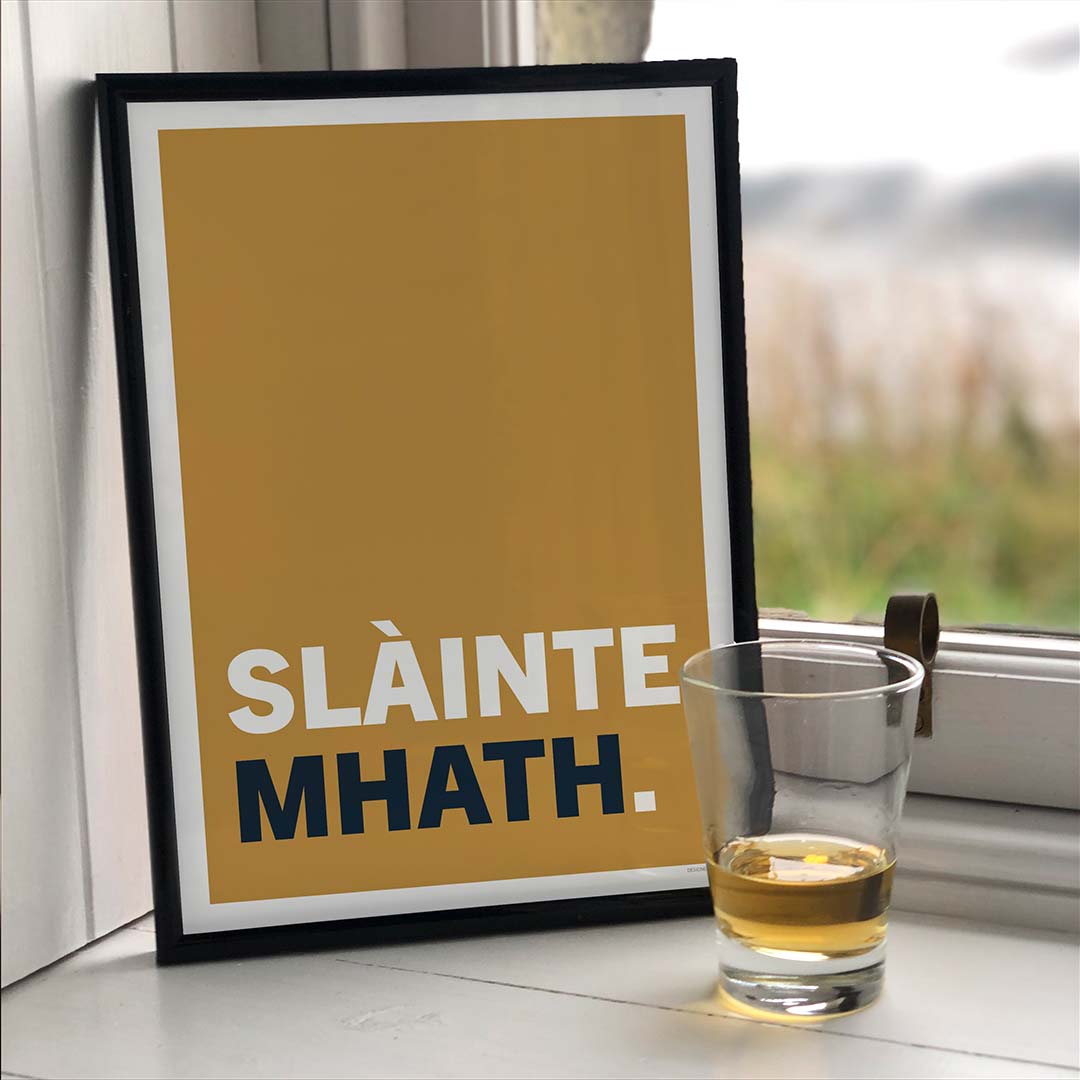 Scottish sayings & wild swimming cards, prints & gift for any occasion